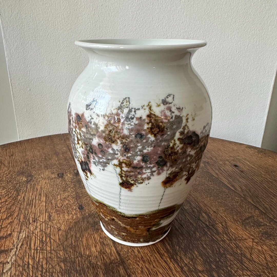 Vintage Joseph Panacci Studio Pottery Vase Canadian Art Signed Dated ...