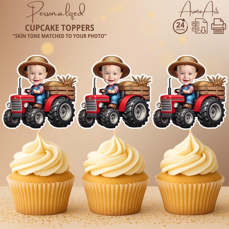 Farm Cake Topper - Etsy