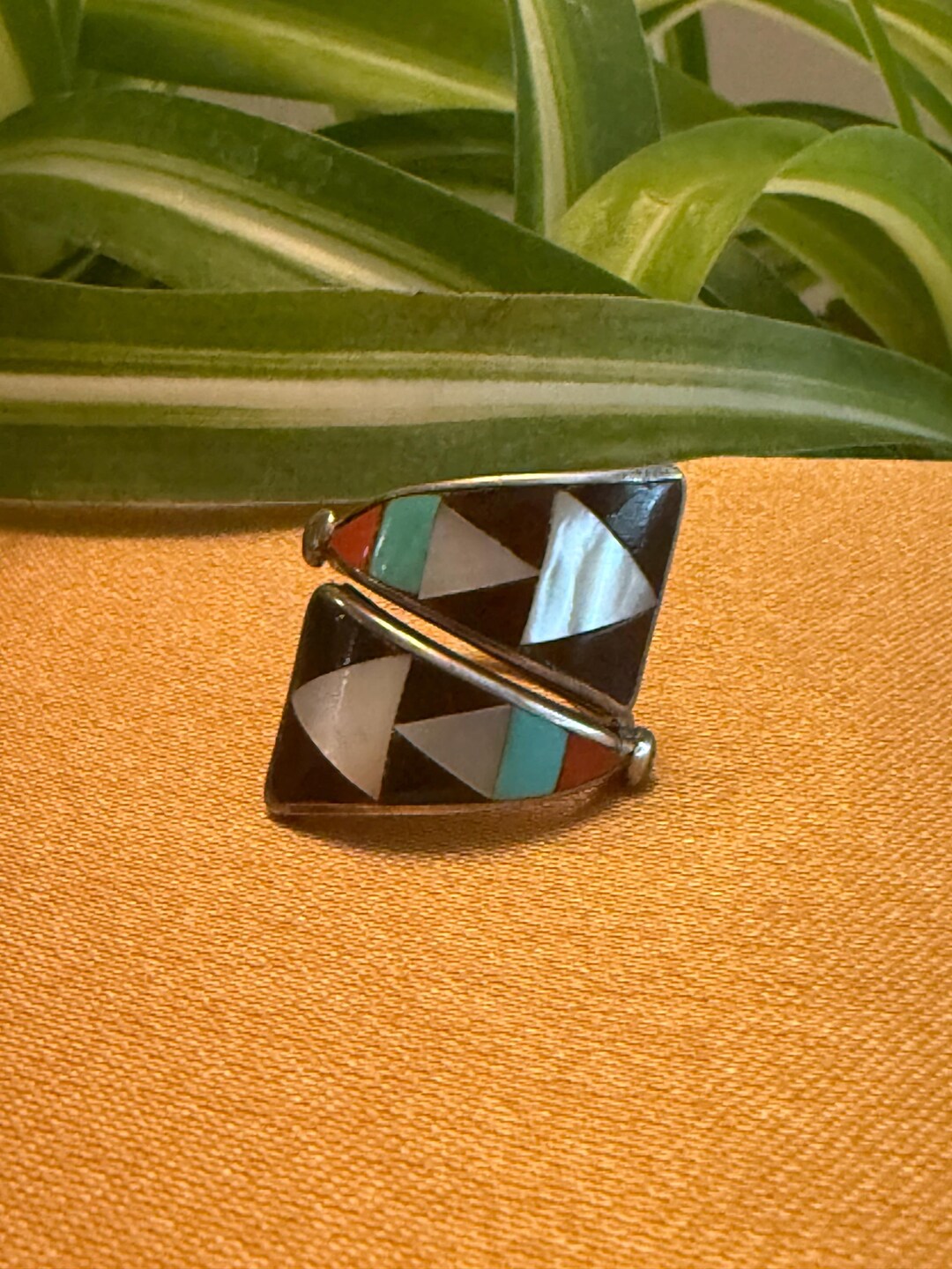 Vintage Zuni Ring by Famous Zuni Artist Zeno Edaakie Signed ZME ...