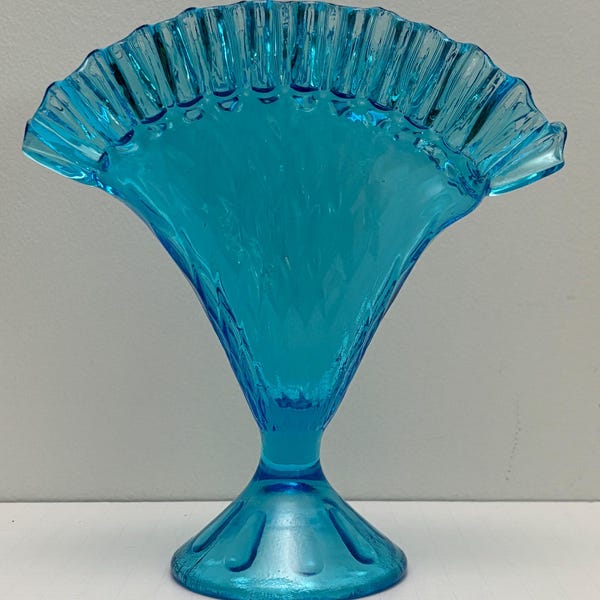 Fenton Fan Vase - Etsy