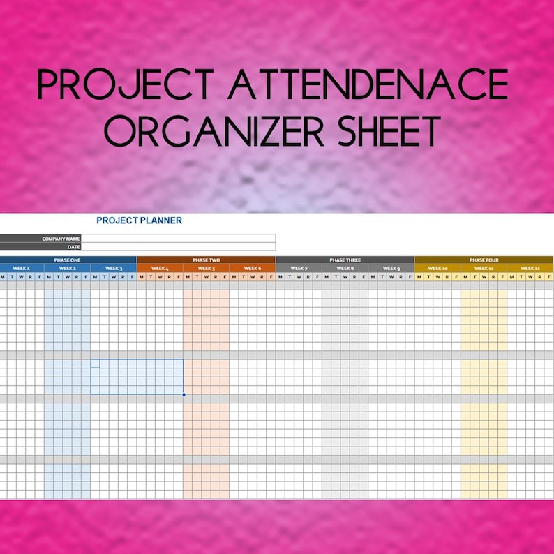 Project Launching Organizer| Project Attendence Recorder| Project ...