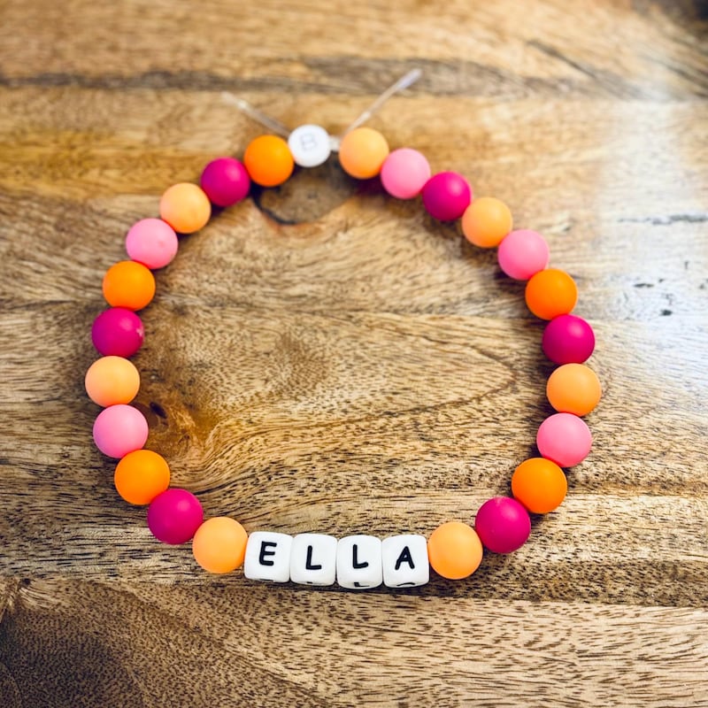 Pet Collar Beaded Name - Etsy