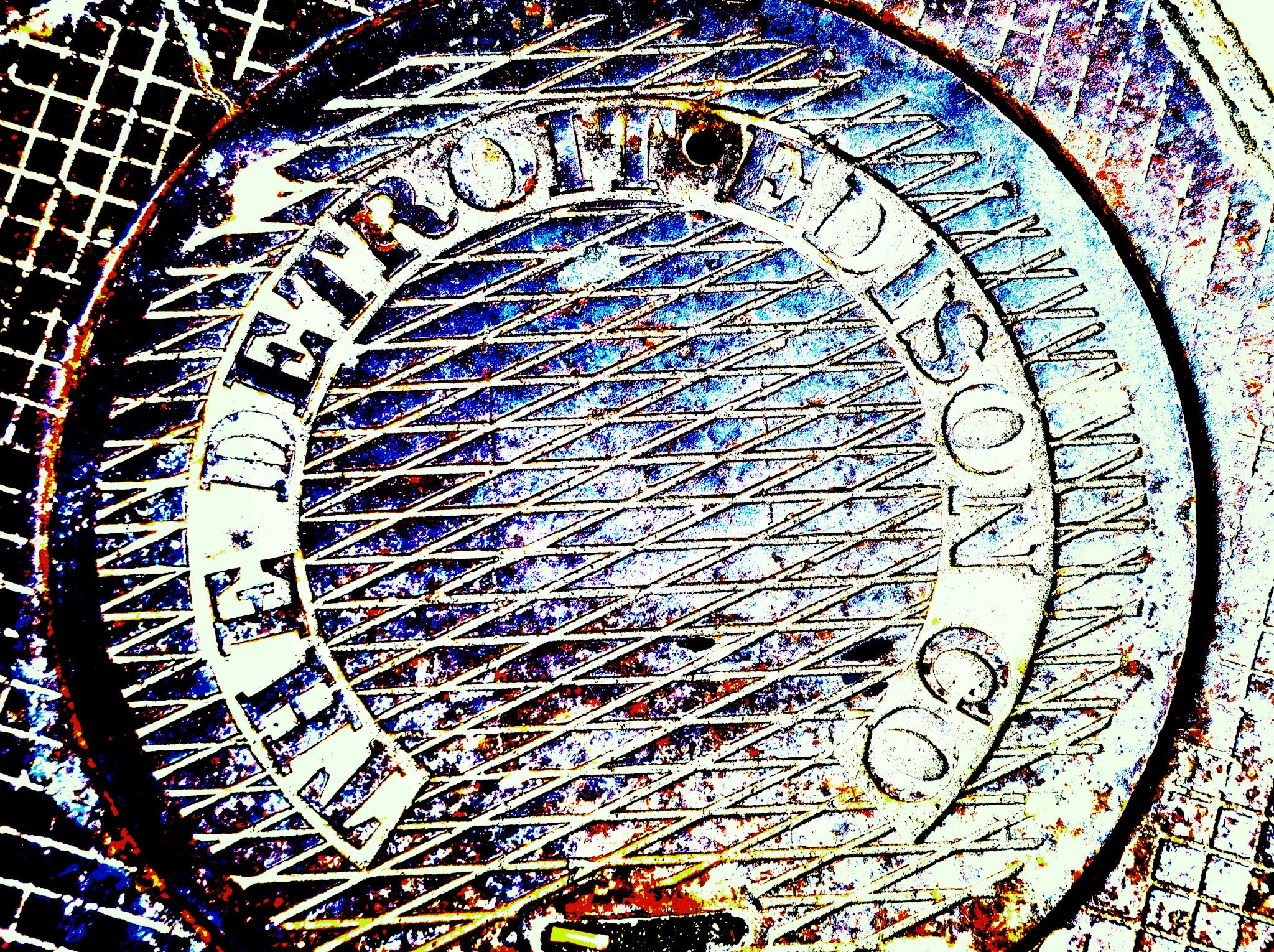 Detroit Manhole Cover Art - Etsy