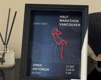 BERLIN Marathon 3D Map – Personalized Route & Results Wall Frame - Etsy