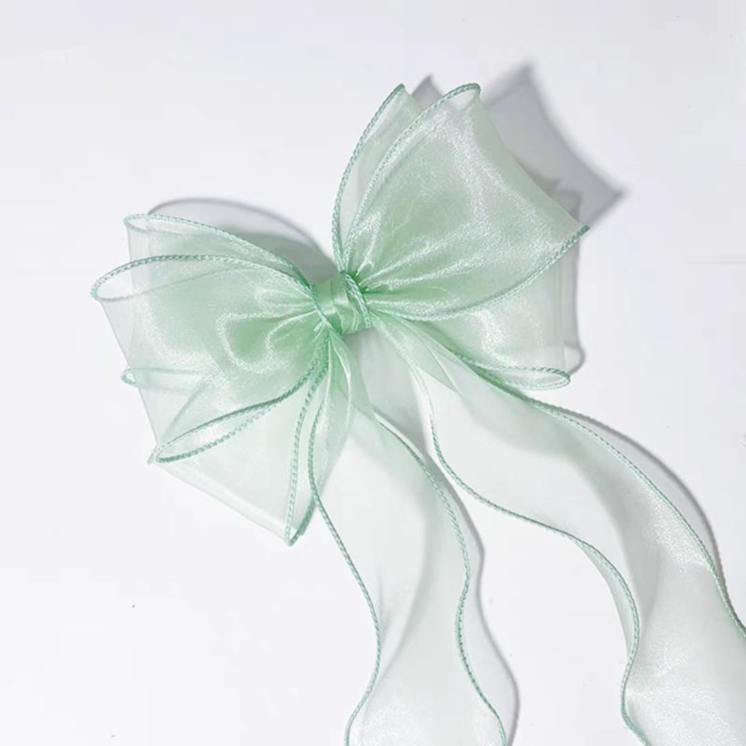 Silk Satin Gaint Oversized Bow Hair Barrette Clip for Hair Accessories ...