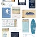 Coastal Themed Matchbox Template - Etsy