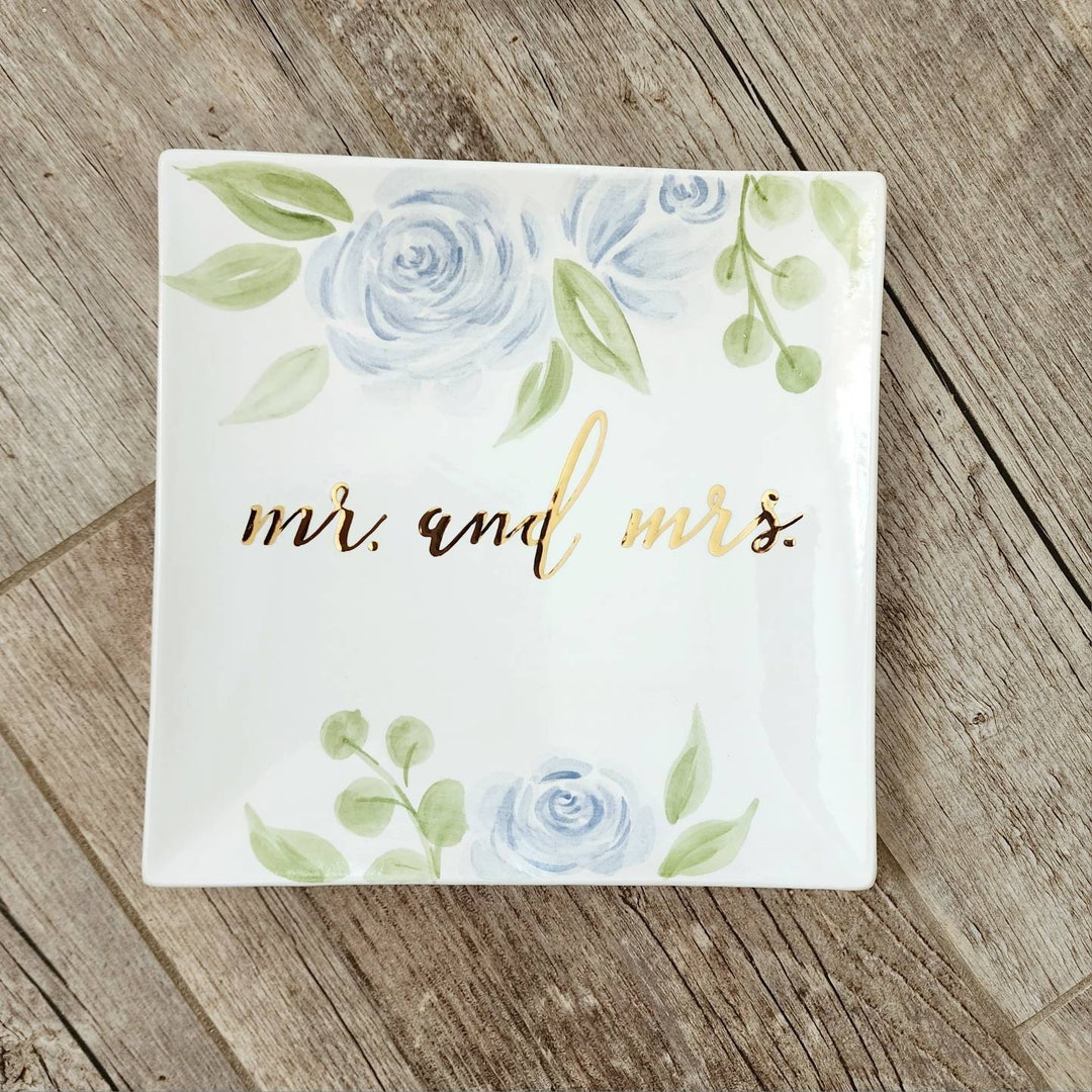 Wedding Cake Plate, Gift for Bride and Groom, Keepsake, Anniversary ...