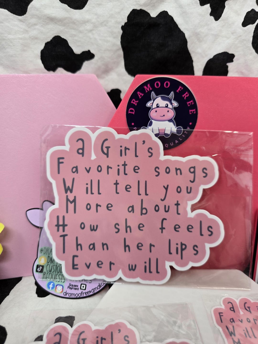 A Girl’s Favorite Songs Sticker | Music Lover Sticker | Emotional ...