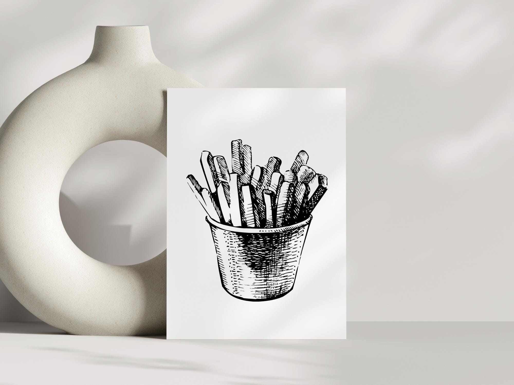 FRENCH FRIES SVG Bundle, French Fry Svg, French Fries Vector Files ...