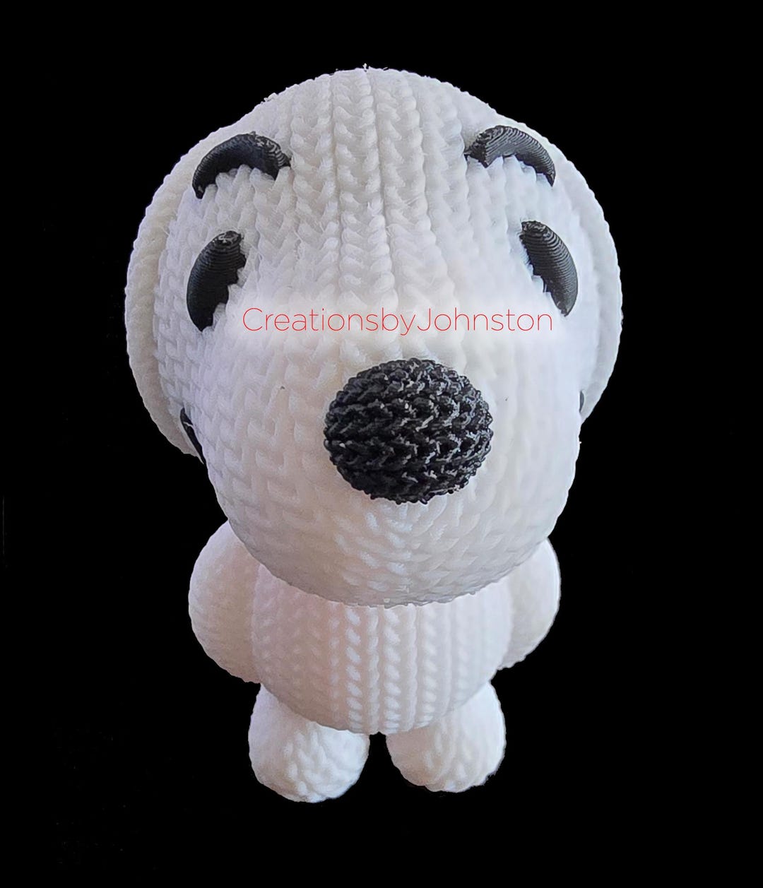 3D Printed Knitted Snoopy - Etsy