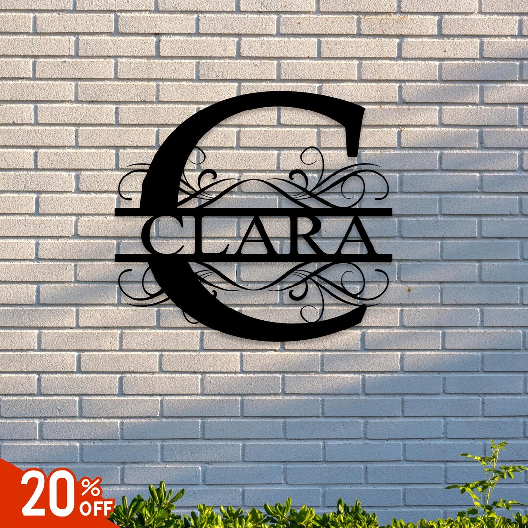 Personalized Family Name Signs | Custom Family Name Decor | Wall Signs ...