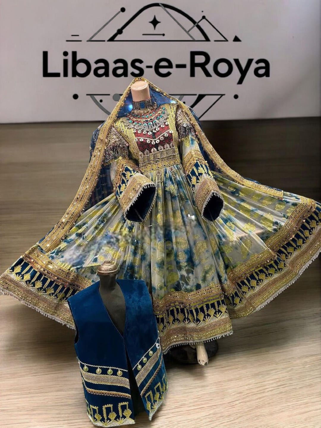 Khanoomi Afghan Dress – Elegant Traditional Attire for Women & Boys - Etsy