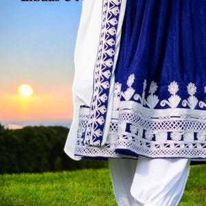 Royal Blue Afghan Traditional Dress – Elegant Cultural Attire - Etsy ...