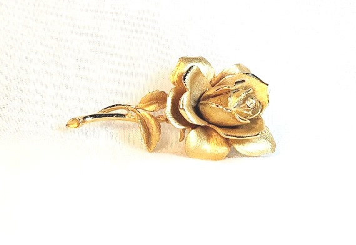 Pin rosa tono oro 9118 - Etsy España