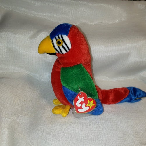 Rare 1997 Ty Beanie Baby Rocket the Blue Jay Star on the - Etsy