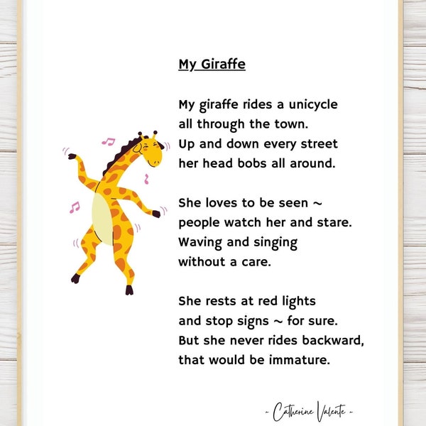 Giraffe Original Art Etsy