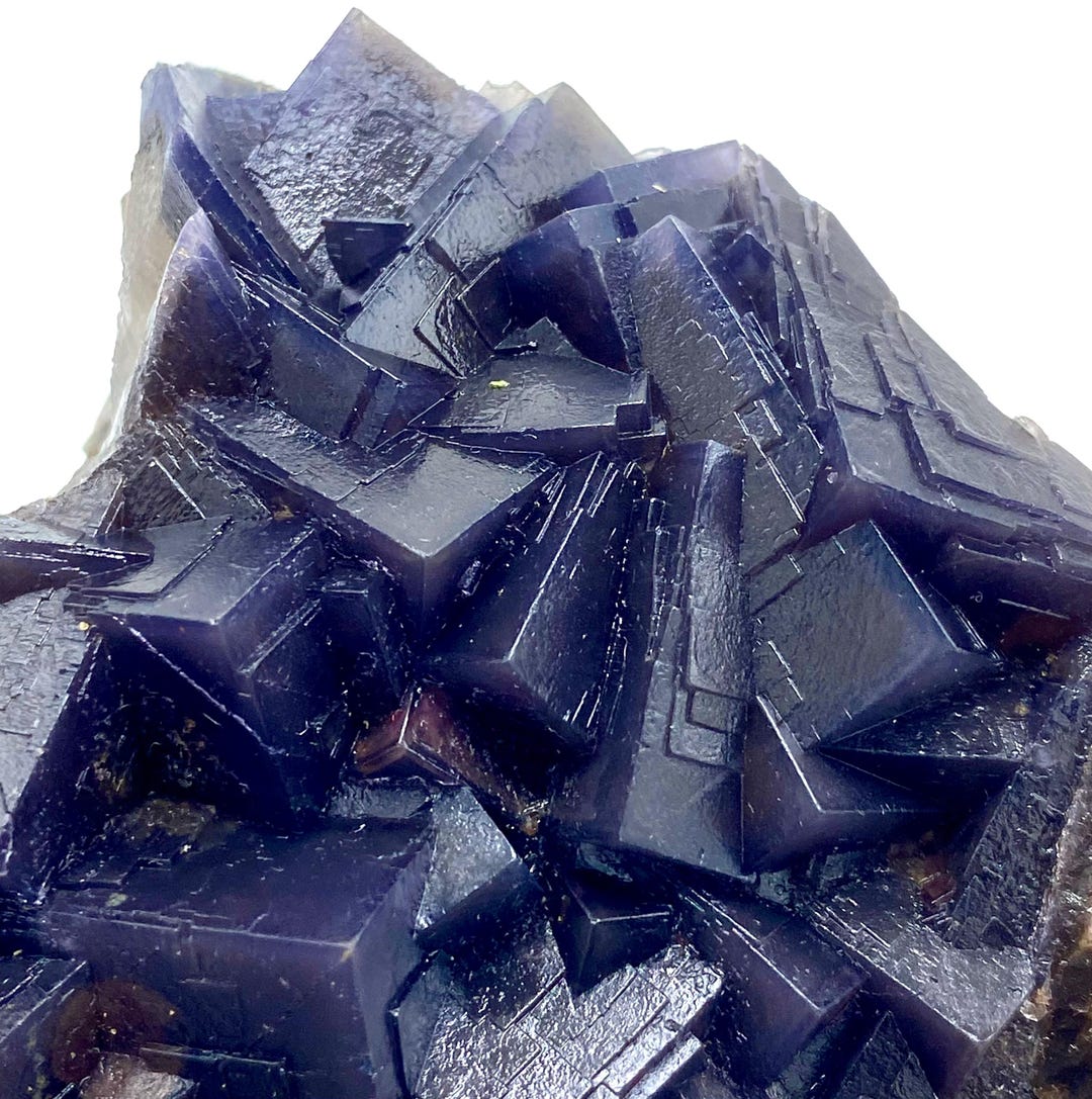571 Gram Unique Collection Piece! Natural Blue Phantom Cubic FLUORITE ...