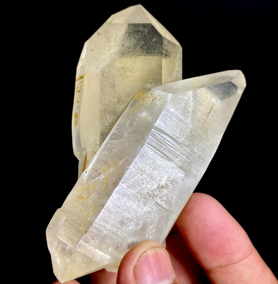 179 Gram Unique High Grade Natural Golden Shading Fully Terminated ...