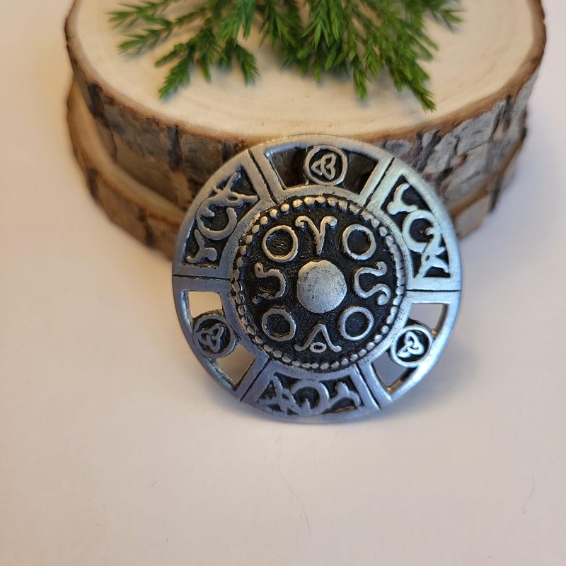 Cornish Pewter Brooch - Etsy