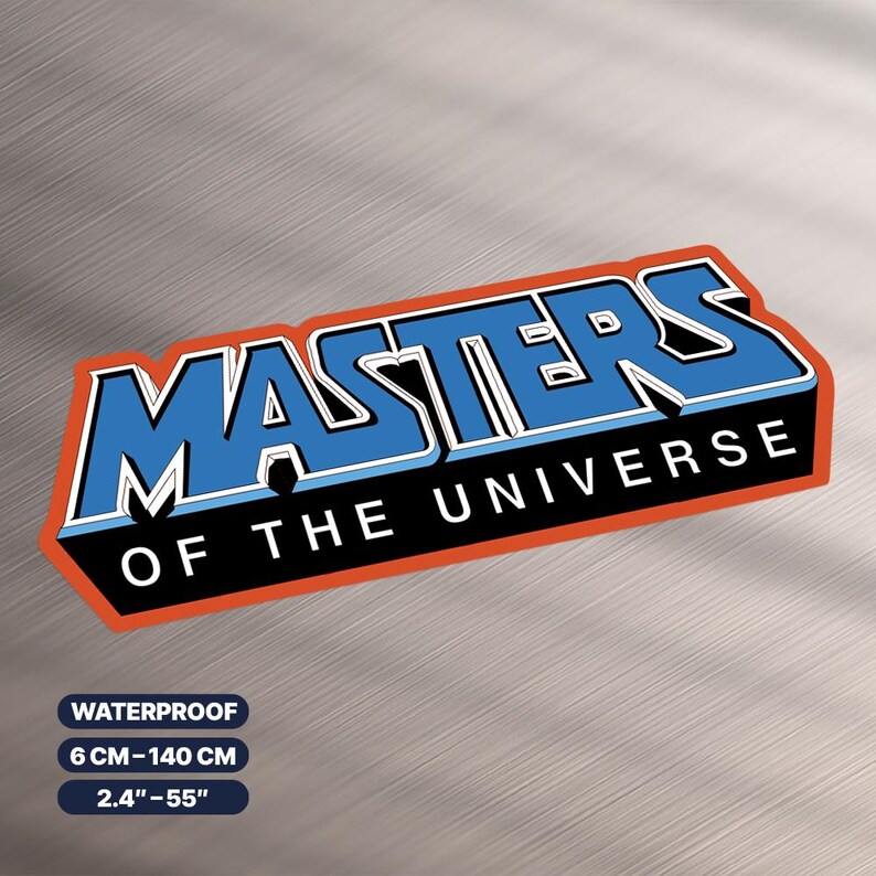 He-man Sticker - Masters of the Universe - UV & Rain Resistant Vinyl ...