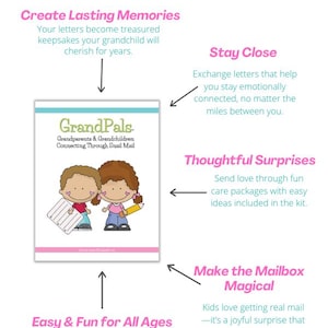 Grandparent & Grandkid Pen Pal Kit: Printable Letter Writing Prompts ...