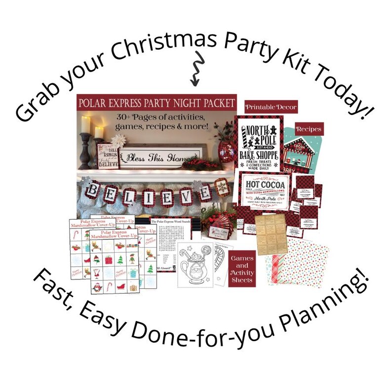 Polar Express Party Kit | Printable Christmas Movie Night (PDF) - Etsy
