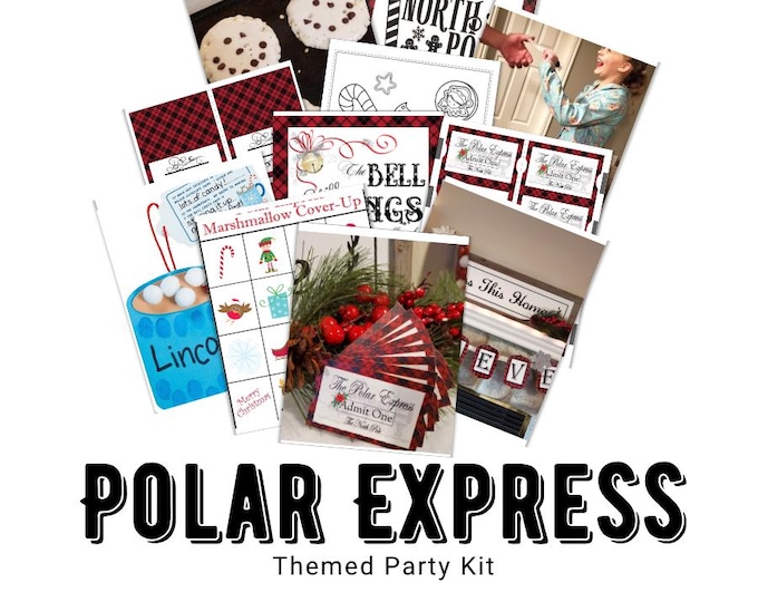 Polar Express Hot Chocolate Pack - INSTANT DOWNLOAD - Edit & Print ...