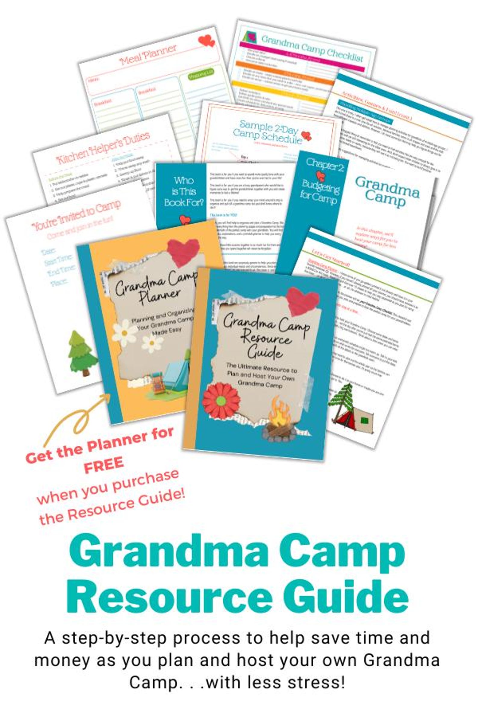Grandma Camp Resource Guide | Grandma Camp | Cousins Camp | Summer Camp ...