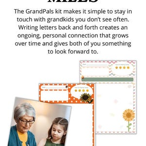 Grandparent & Grandkid Pen Pal Kit: Printable Letter Writing Prompts ...