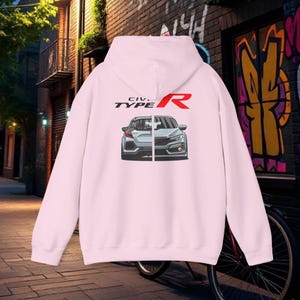 Civic Type R Graphic Hoodie | Car Front Illustration | Automotive ...