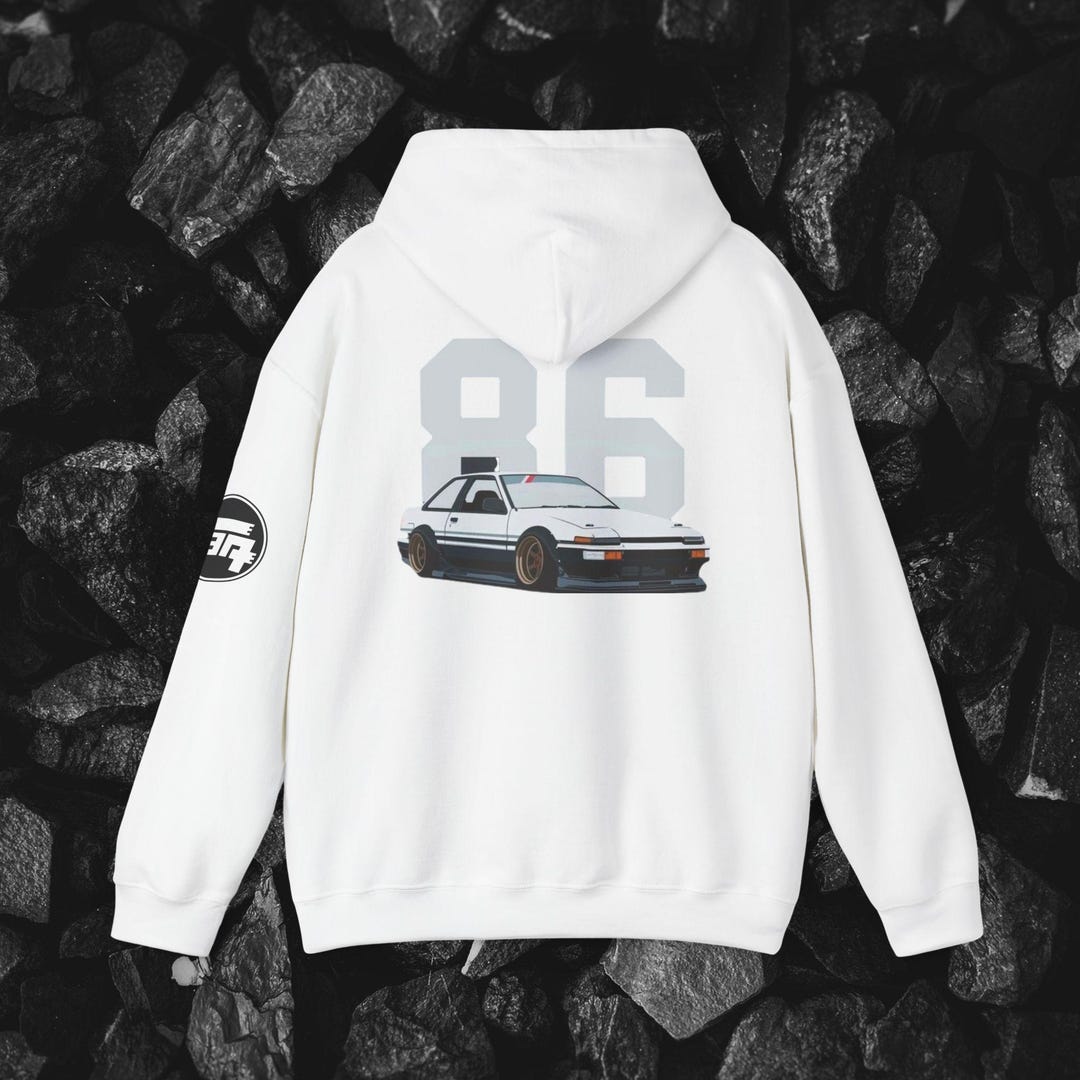 Toyota Trueno 86 Hoodie, Cool Car Sweatshirt for Car Lovers, Retro JDM ...