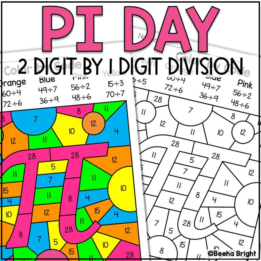 Pi Day 2025 Printable Math Activities 3rd 4th 5th Grade Coloring Pages ...