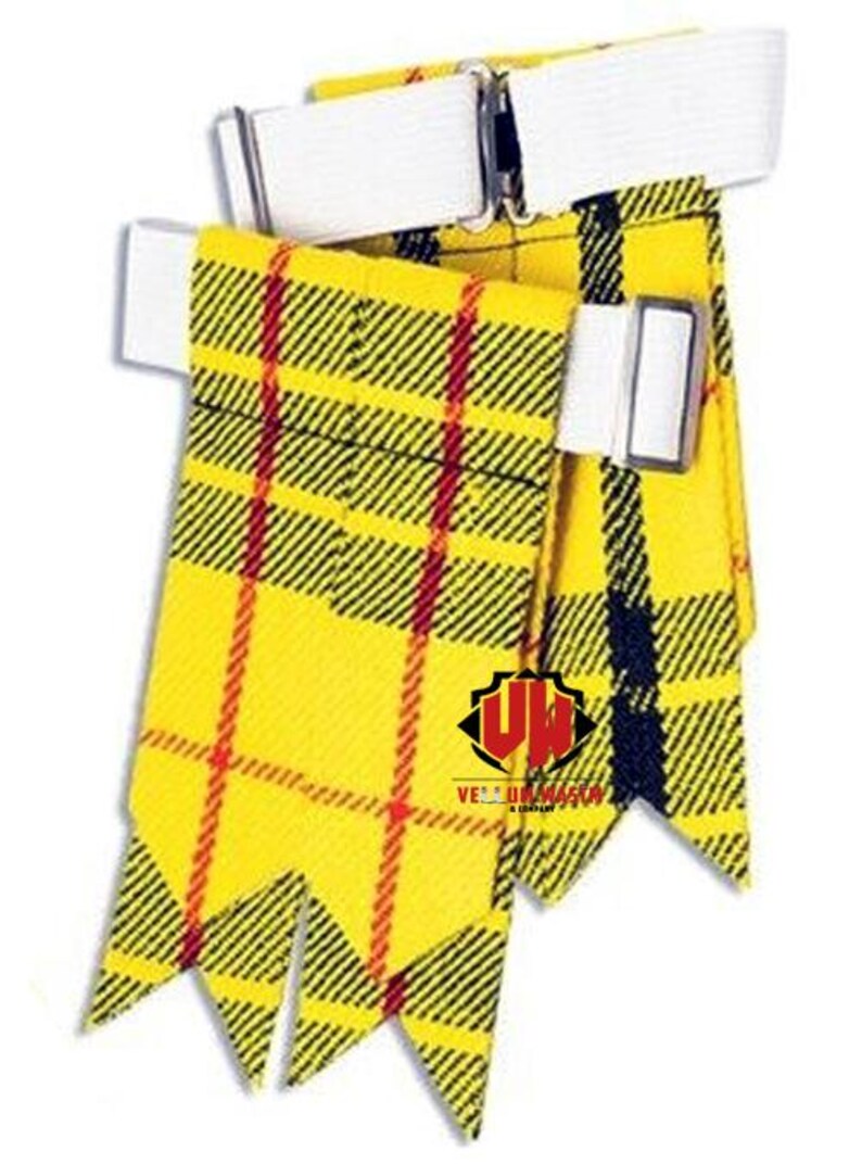 Men's Macleod of Lewis Tartan Kilt Outfit: 08-pcs Scottish Highland Set ...