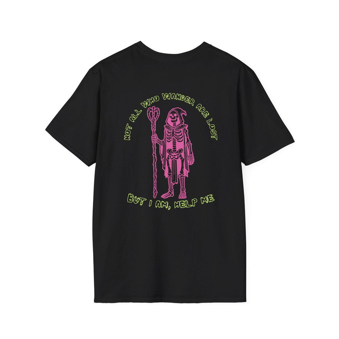 Funny Skeleton Wizard Shirt: Goth Grim Reaper Tee - Etsy