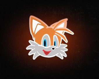 Neon Sonic the Hedgehog - Etsy