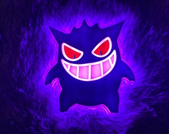 Gengar Neon Sign - Etsy