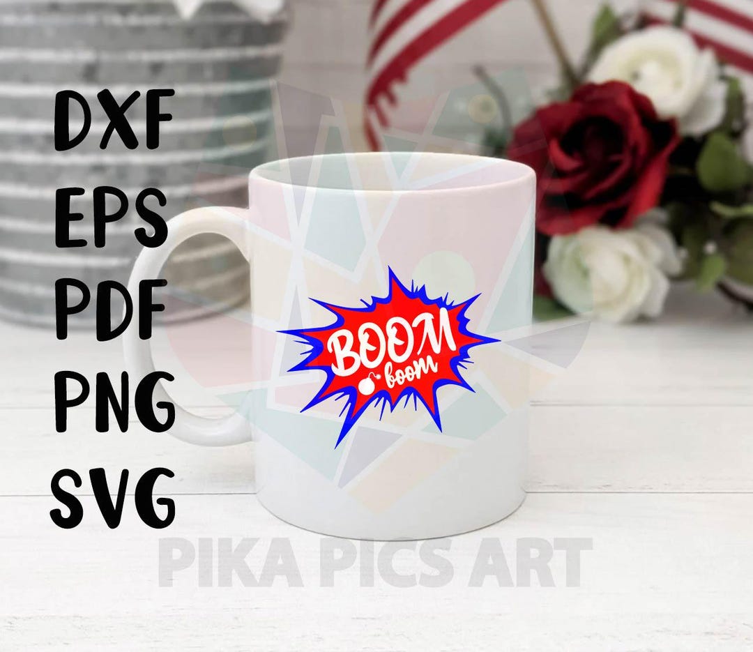 Boom Boom Vector Art | SVG Vector Art Design | Vector Art | 4th of July ...