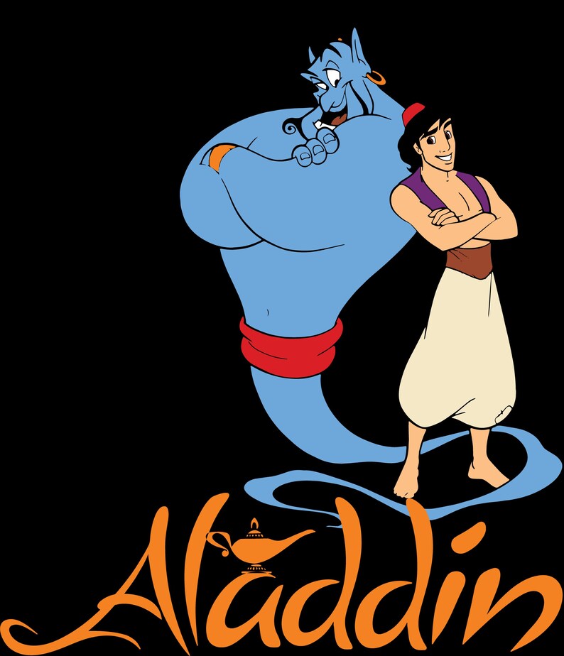 Aladdin SVG Vector Art Bundle | Cricut, Silhouette (digital Download ...