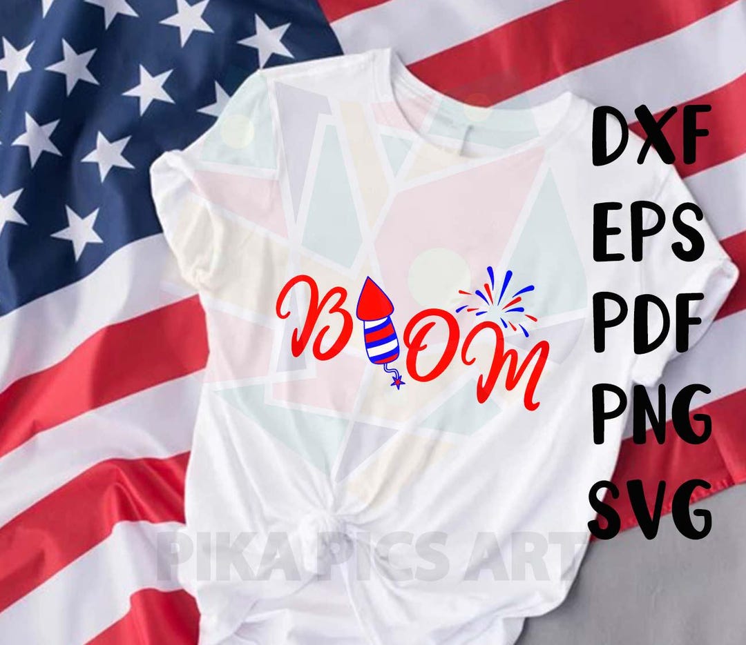 Boom SVG Vector Art | Vector Art Design | Vector Art | 4th of July ...