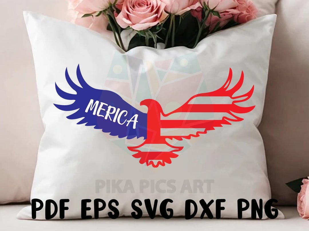 Merica Eagle SVG Vector Art Design | Vector Art Design | Vector Art ...