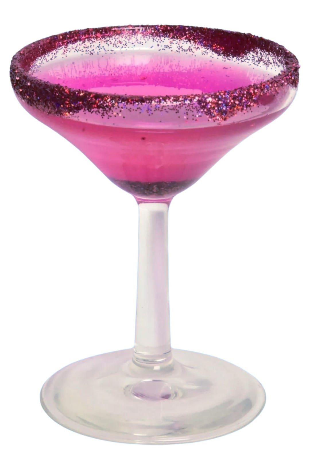 Magenta Magic Cosmo, Fake Cosmopolitan Cranberry Cocktail, Glitter Rim ...