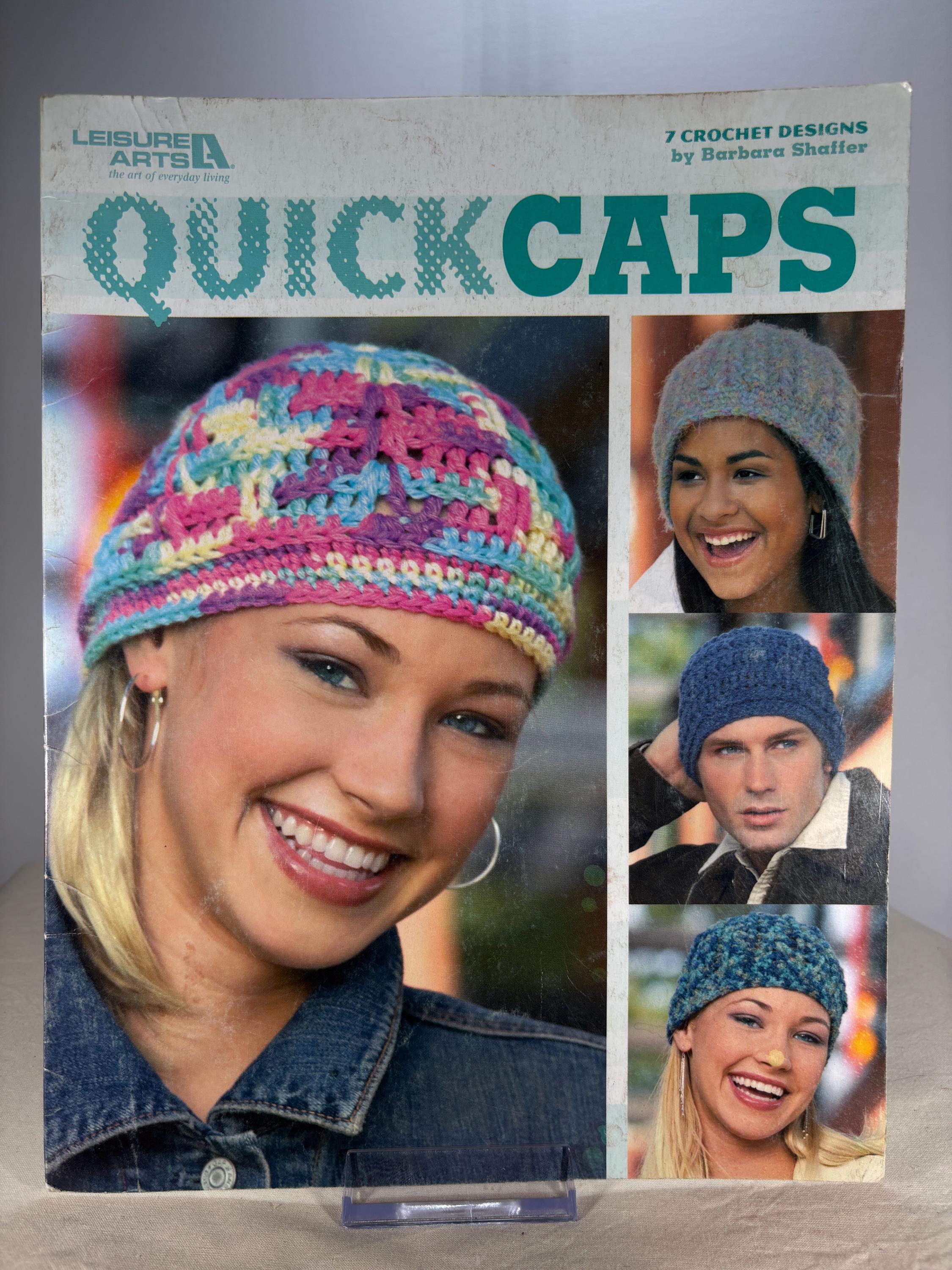 Quick Caps Crochet Patterns: 7 Unisex Beanie Designs - Etsy