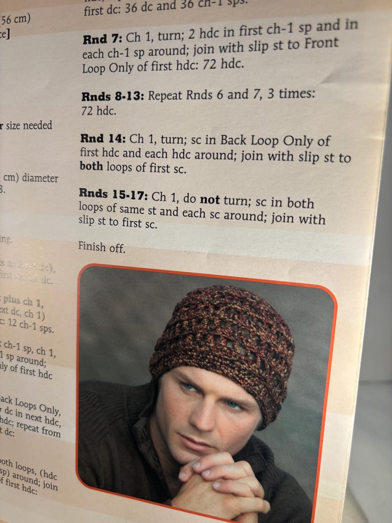 Quick Caps Crochet Patterns: 7 Unisex Beanie Designs - Etsy