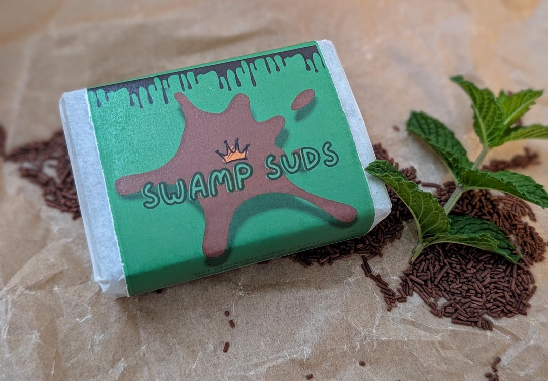Swamp Suds Shrek-inspired Sea Salt Soap Bar Mint Chocolate Fudge ...