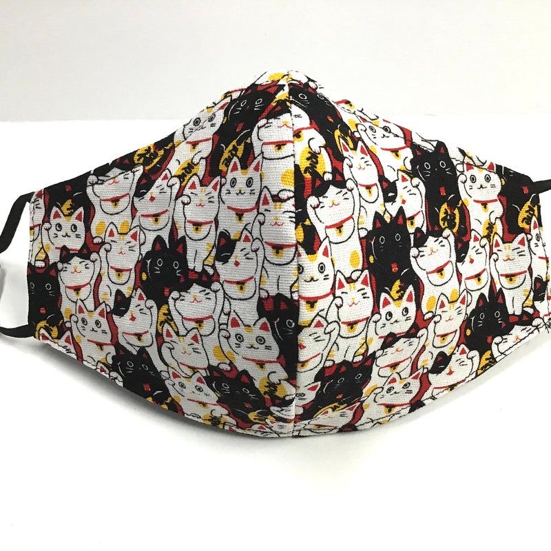 Cat Face Mask - Etsy