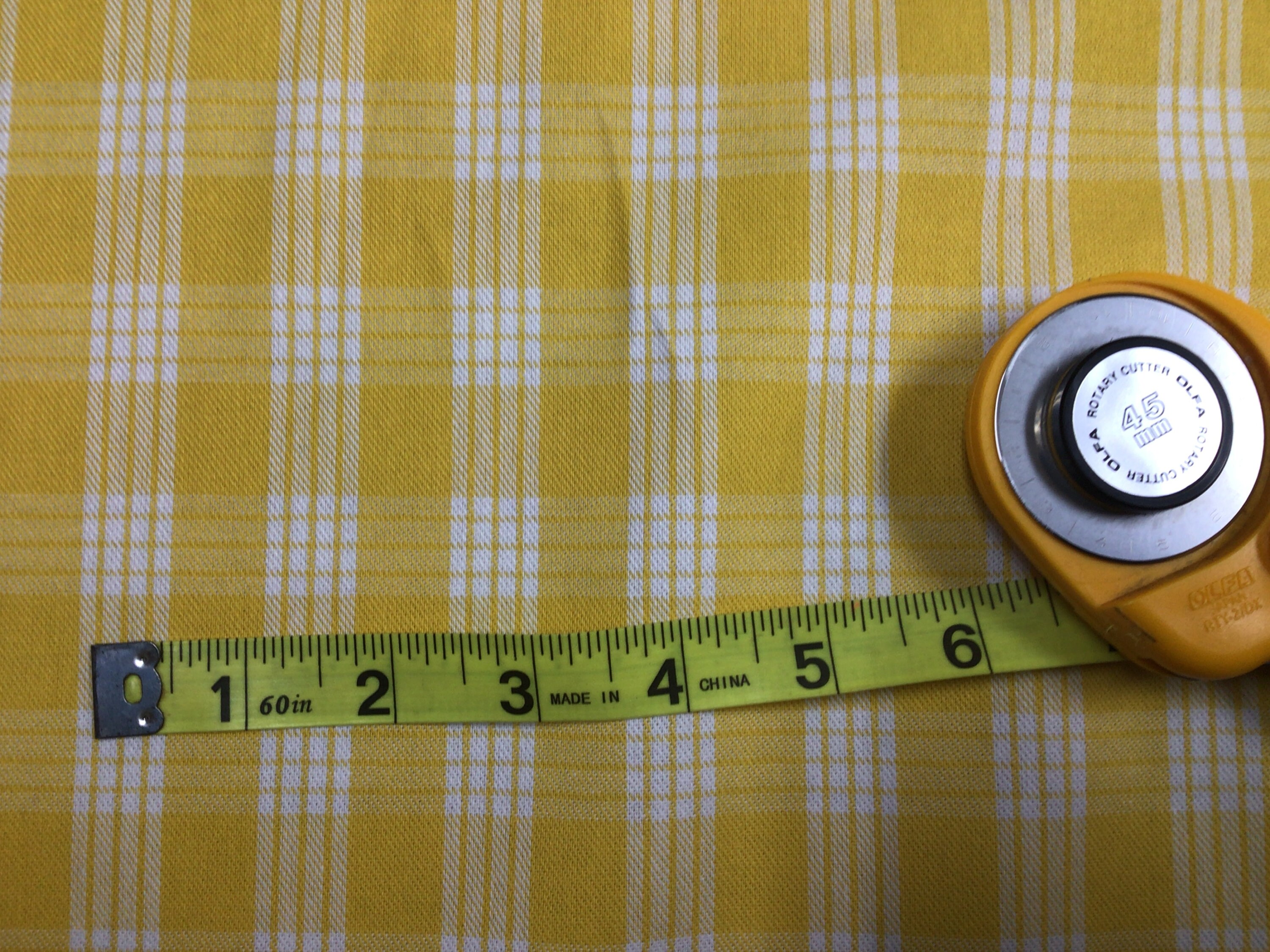 Yellow Palaka Heavy Cotton Woven Fabric Sold by the Yard (yardage ...