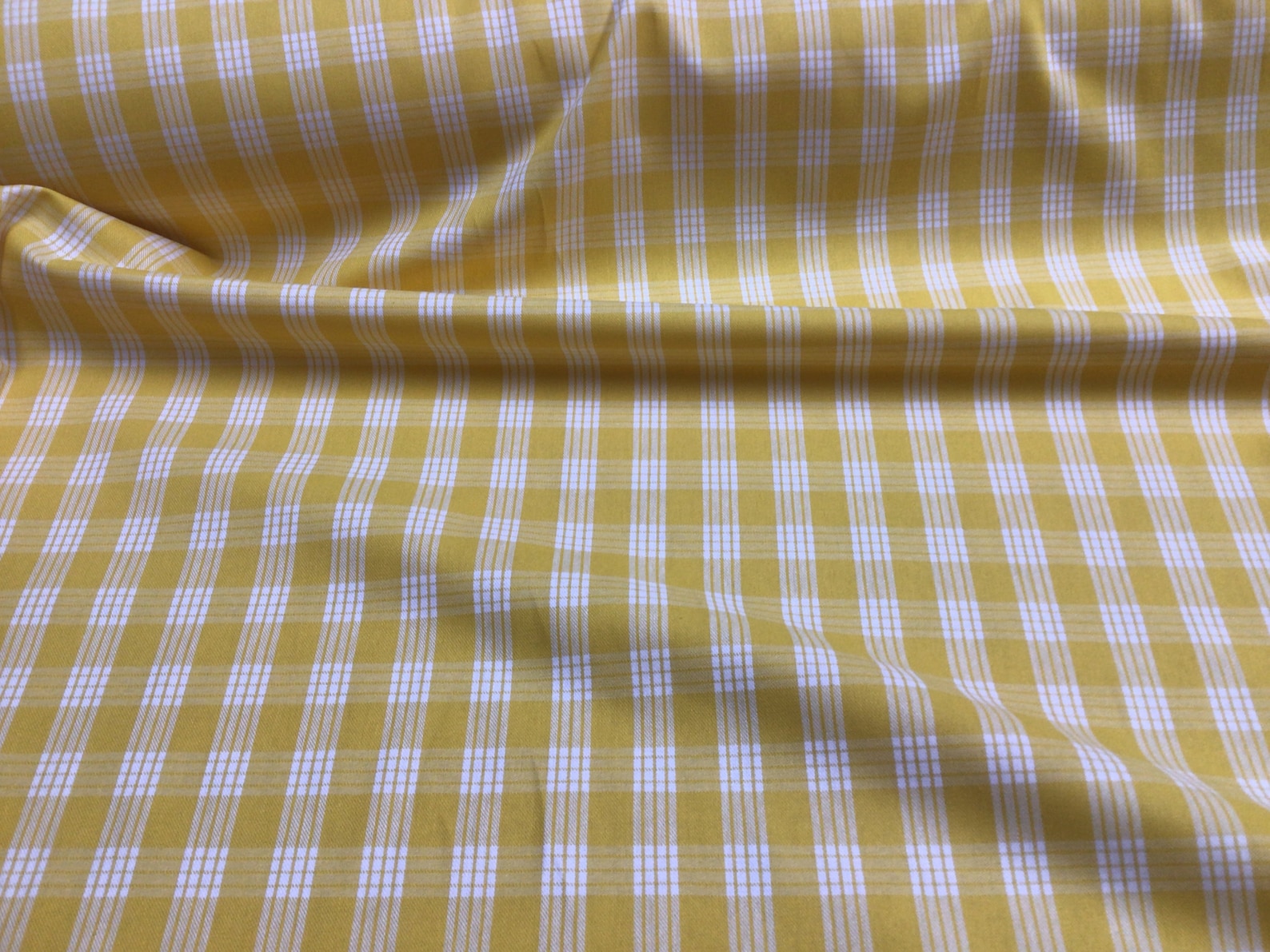 Yellow Palaka Heavy Cotton Woven Fabric Sold by the Yard (yardage ...