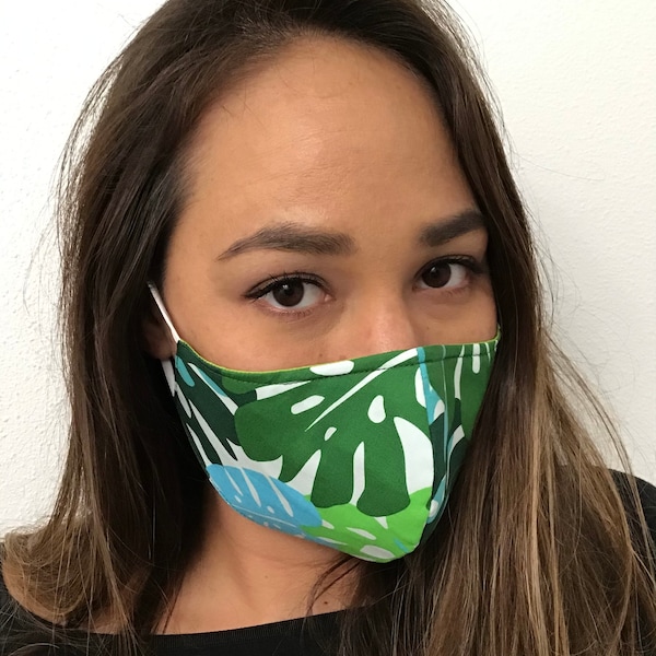 Tropical Face Mask - Etsy