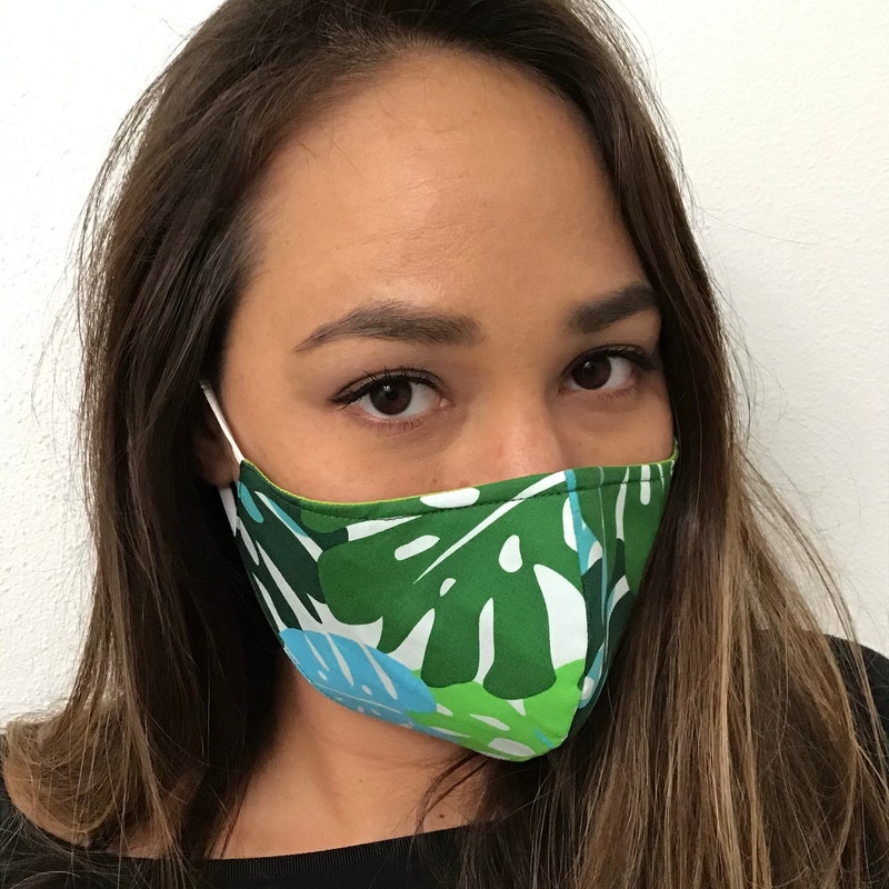 Tropical Face Mask - Etsy