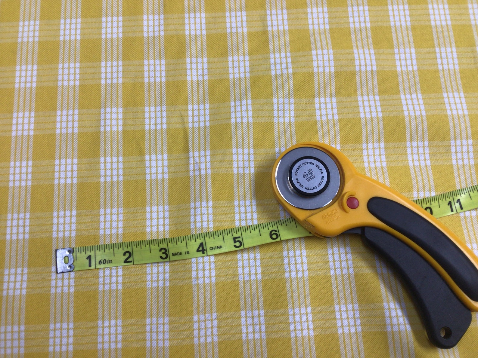 Yellow Palaka Heavy Cotton Woven Fabric Sold by the Yard (yardage ...